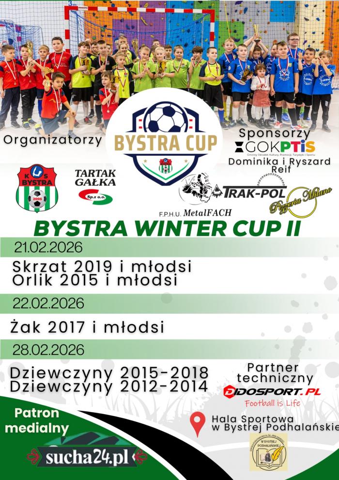 KS Bystra zaprasza na drugą edycję Bystra Winter Cup - wiadomości Sucha ...